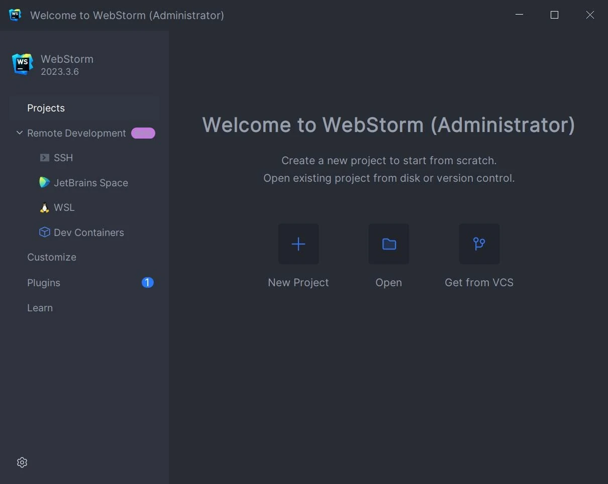 WebStorm 2023.3.6 便携增强版 - 果核剥壳