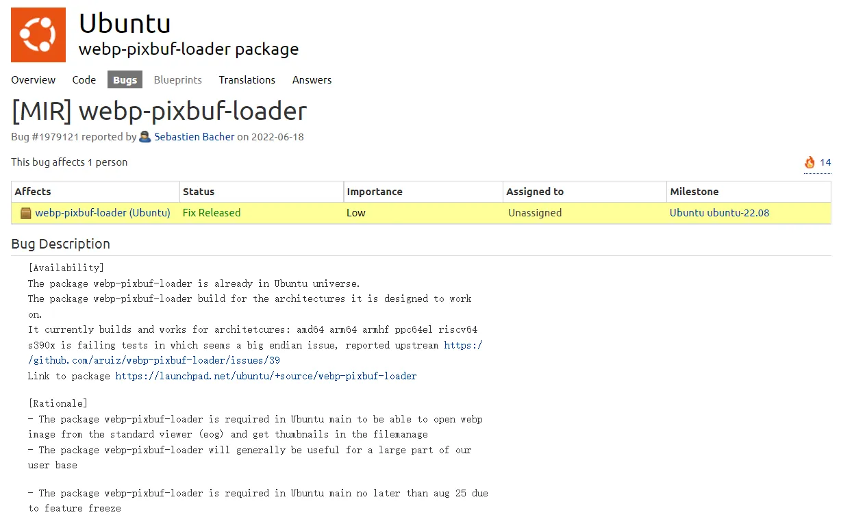 Ubuntu 22.10 将默认支持 WebP 图像格式 - 果核剥壳