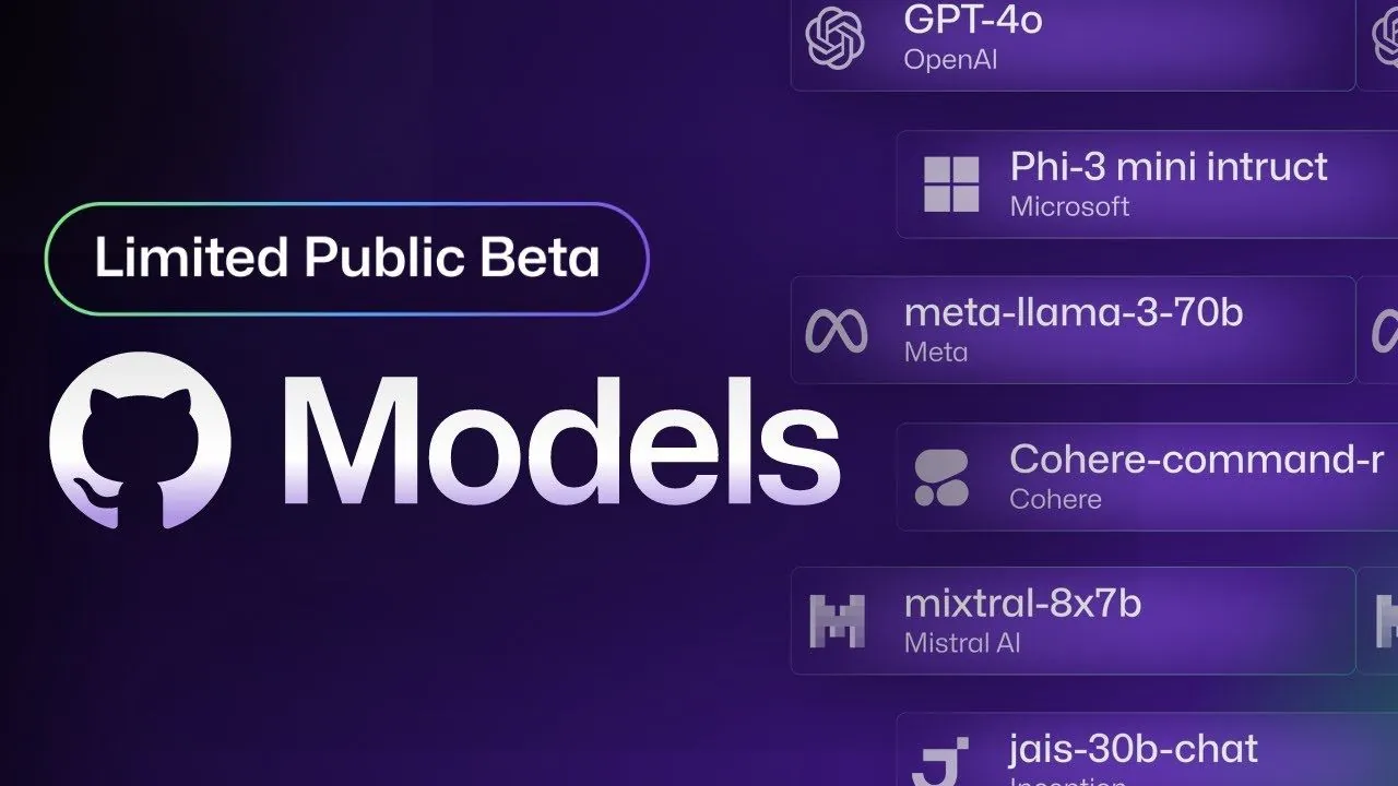 微软 GitHub 推出 Models 服务：定位 AI 工程师，让开发者试用和部署模型 - 果核剥壳