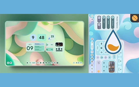 电脑桌面主题，MD3-Windows软件体验 - 果核剥壳